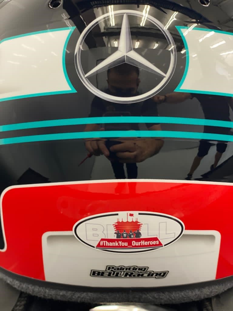 Bell Racing says ThankYou_OurHeroes with a special logo on F1 and F2 ...